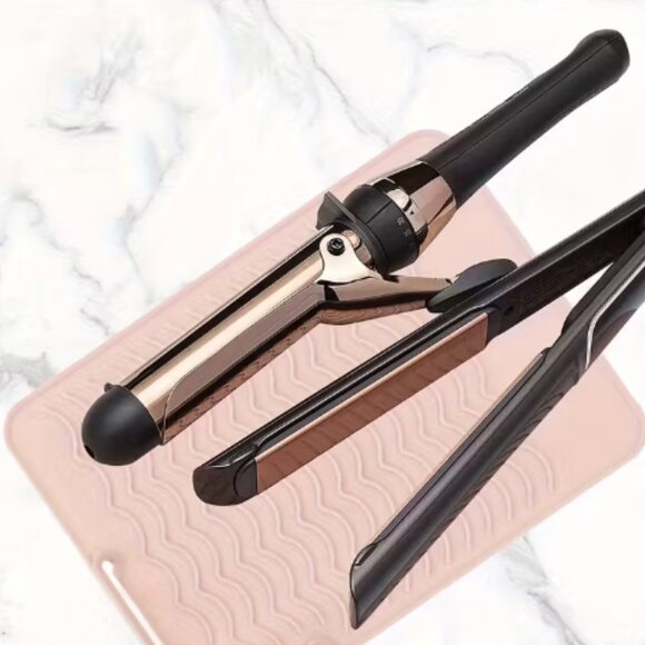None | Hair | Heat Resistant Silicone Mat For Flat Iron Hair Tools ...